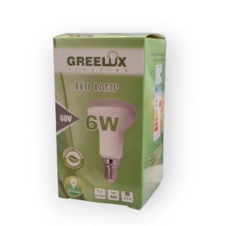 Šviesos diodų LED lemputė R50 6W E14 3000K | LYTAGRA