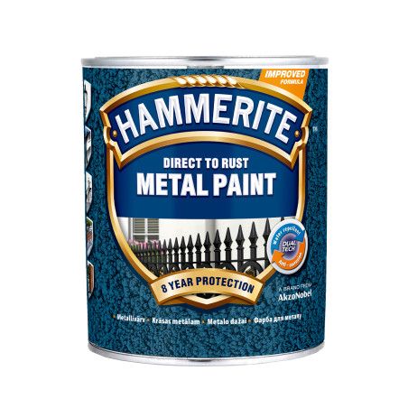 Dažai HAMMERITE HAMMERED FINISH silver grey 250ml