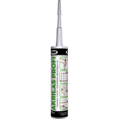 AKRILAS PROFI 310ml baltas | LYTAGRA