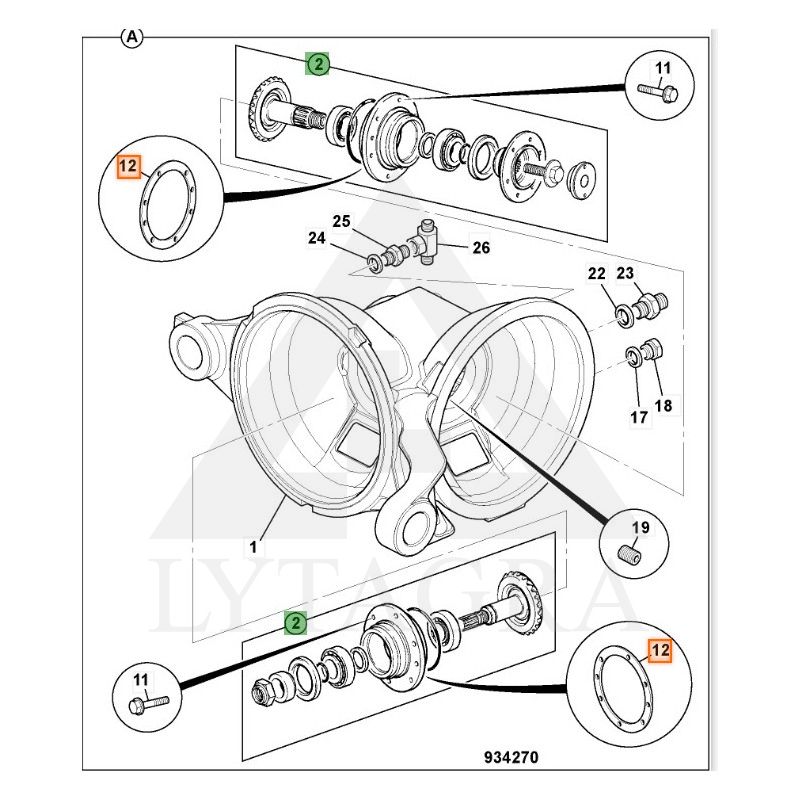 921/52900 TARPIKLIŲ KOMPLEKTAS | LYTAGRA